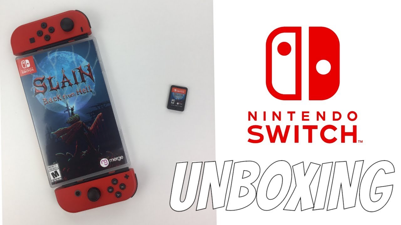 NINTENDO SWITCH SLAIN BACK FROM HELL GAME UNBOXING - YouTube