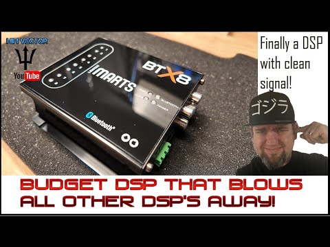 MARTS BTX8 budget car audio DSP digital signal processor with Bluetooth app