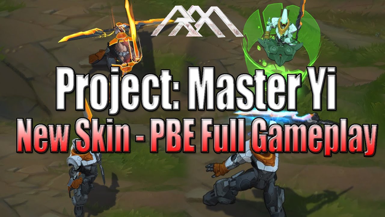 PROJECT: Master Yi Gameplay - PBE - League of Legends - YouTube