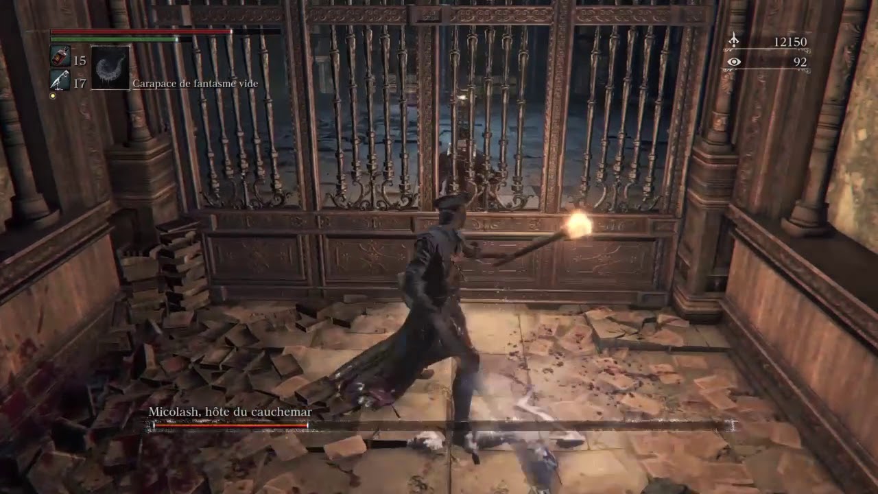 Bloodborne - Bossfight Micolash (seconde phase) - YouTube