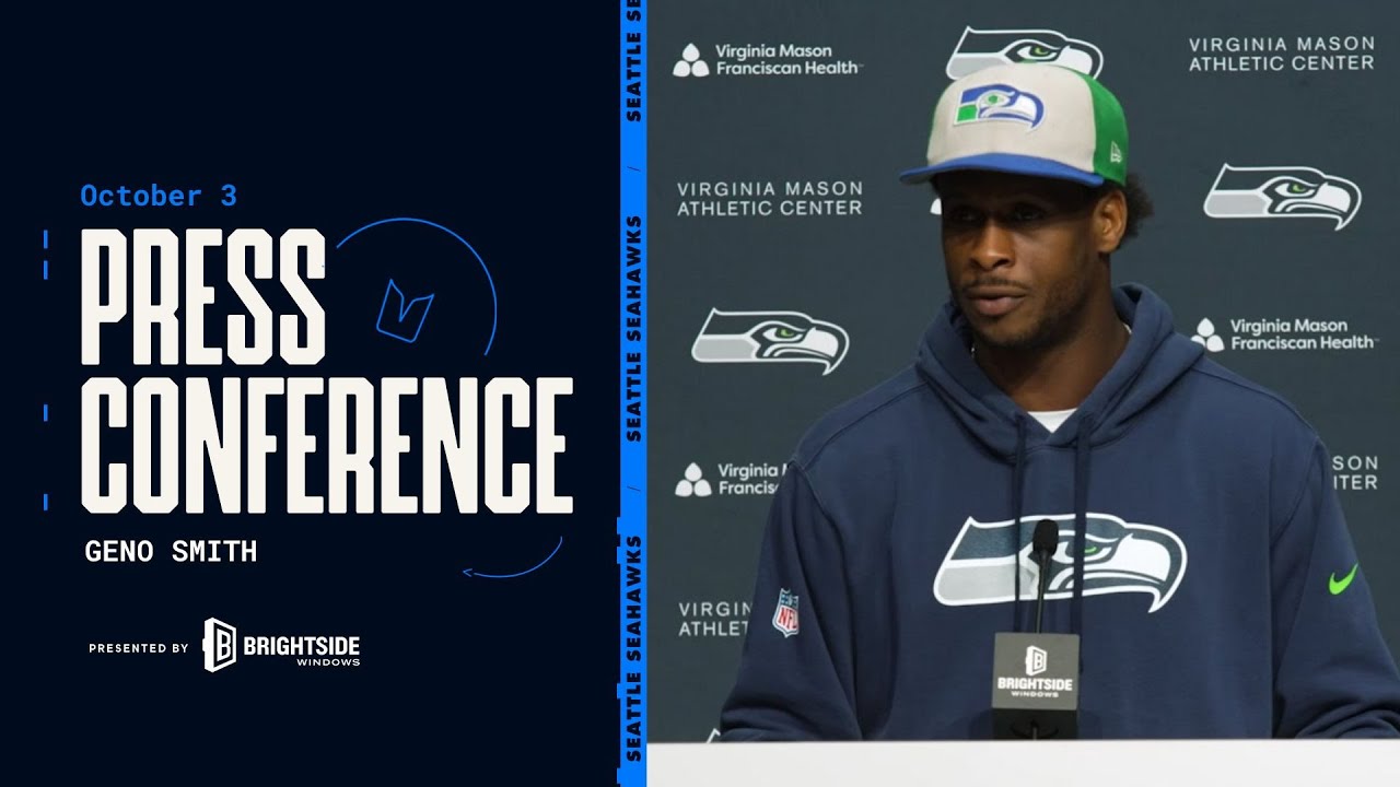Geno Smith: "Kenneth Walker III Is The Complete Package" | Press Conference - October 3, 2024 ...
