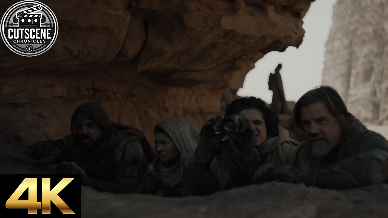 [4K UHD] Gurney Leads Paul and Fremen to Atomic Warheads CUTSCENE ...