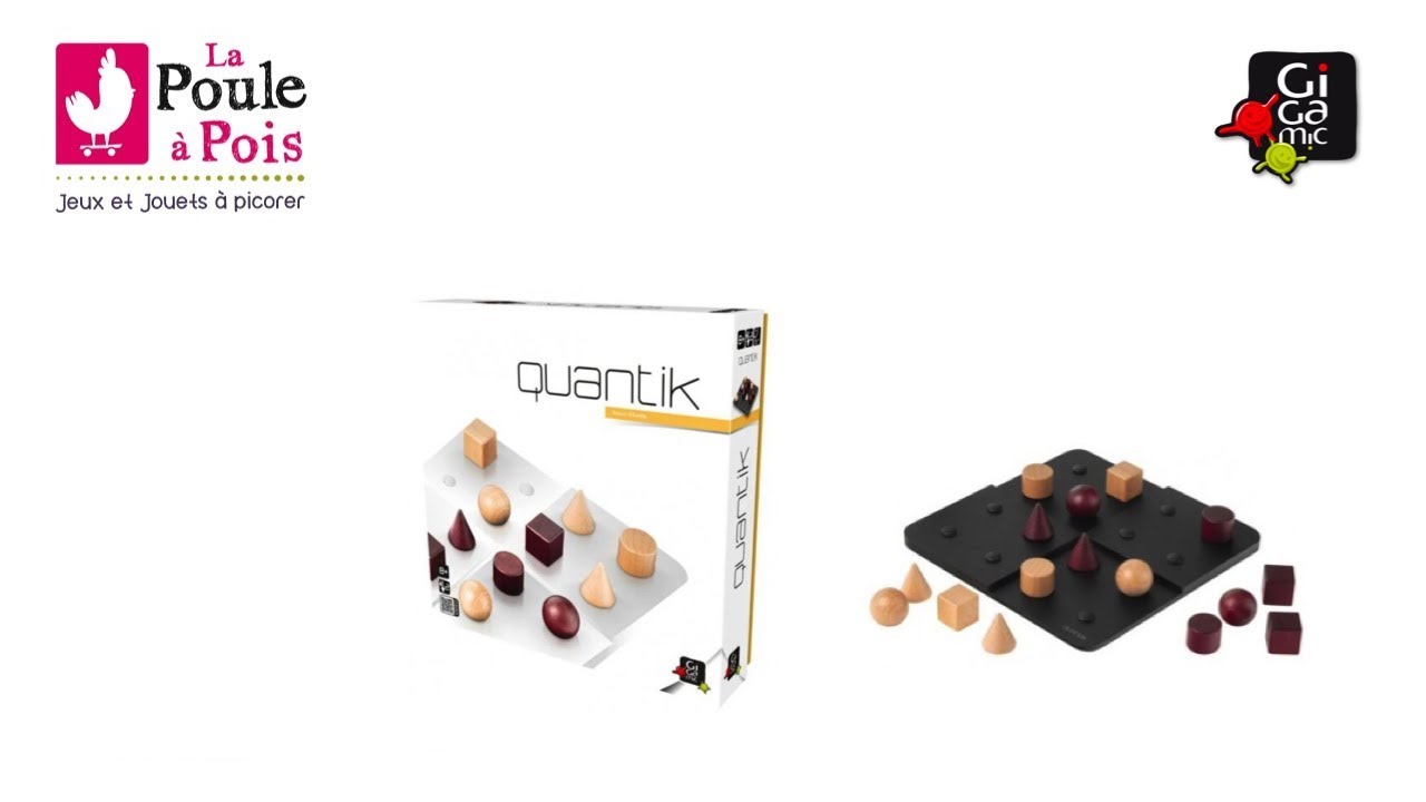 Quantik - Jeu de plateau en bois - Gigamic - lapouleapois.fr - YouTube