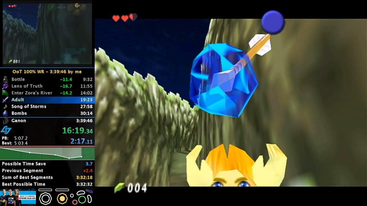 Ocarina of Time 100% Speedrun in 3:38:01 - YouTube