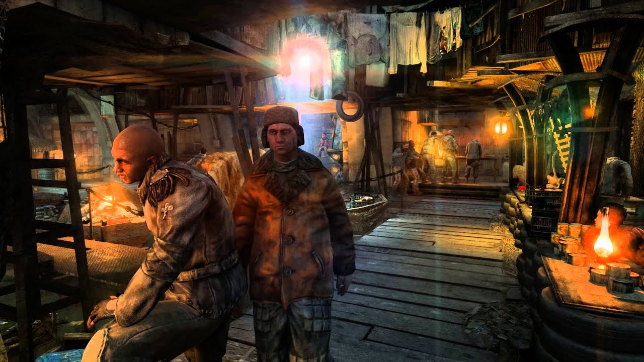 Metro: Last Light Redux -- Moonwalking npc - YouTube