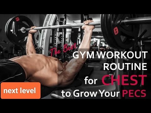 gym workout routine for chest to grow your pecs #the fitness hub# ...