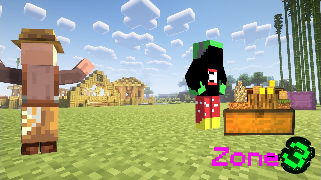 Ich baue ein Fischer Dorf in Minecraft Zone 3 - YouTube