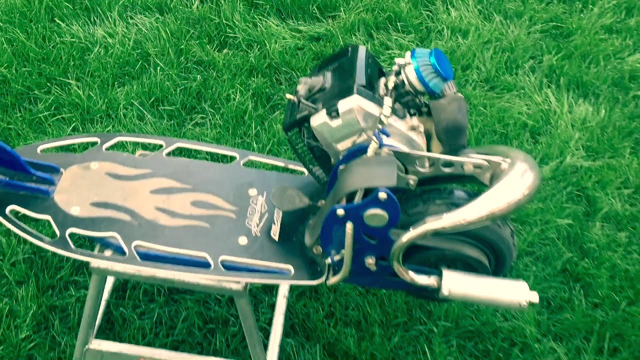 New 40cc Gas Scooter - YouTube