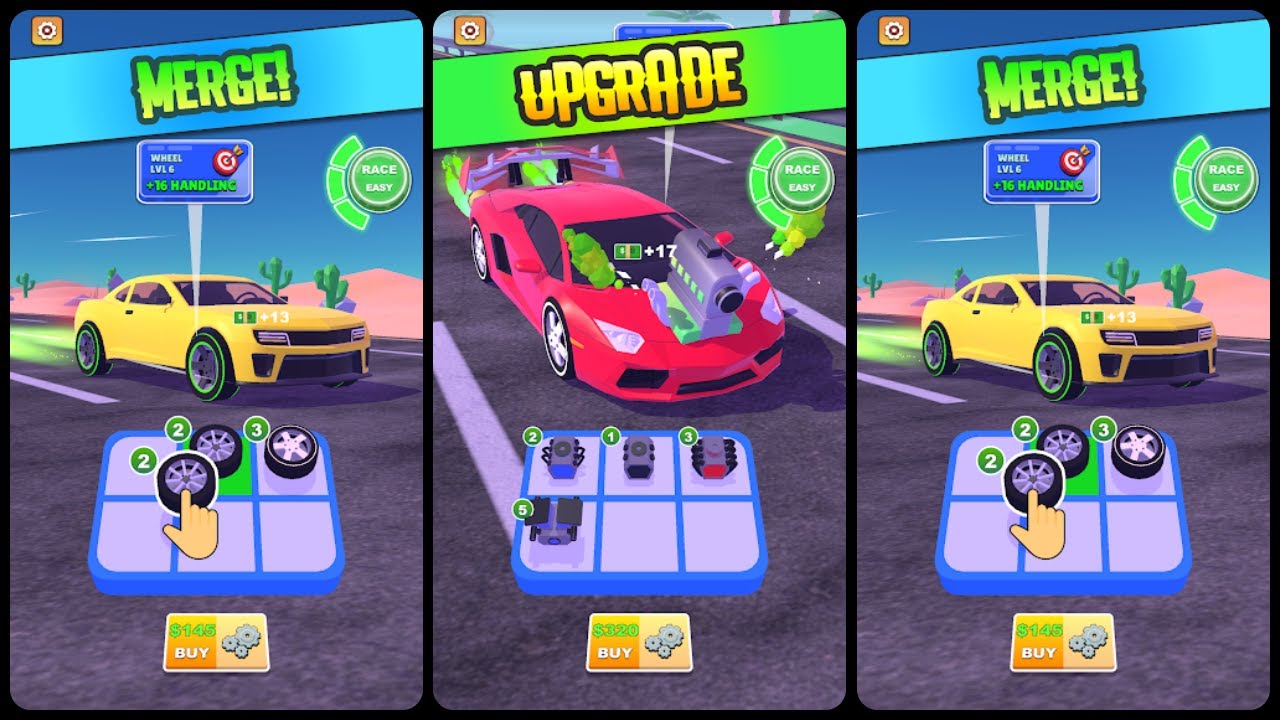 Merge Race: Supercar Gameplay Video for Android - YouTube