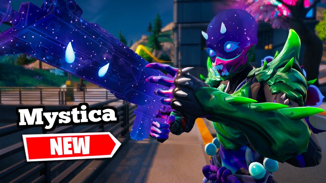 *NEW* MYSTICA SKIN GAMEPLAY - FORTNITE BATTLE PASS - THE LUMINARIES SET ...