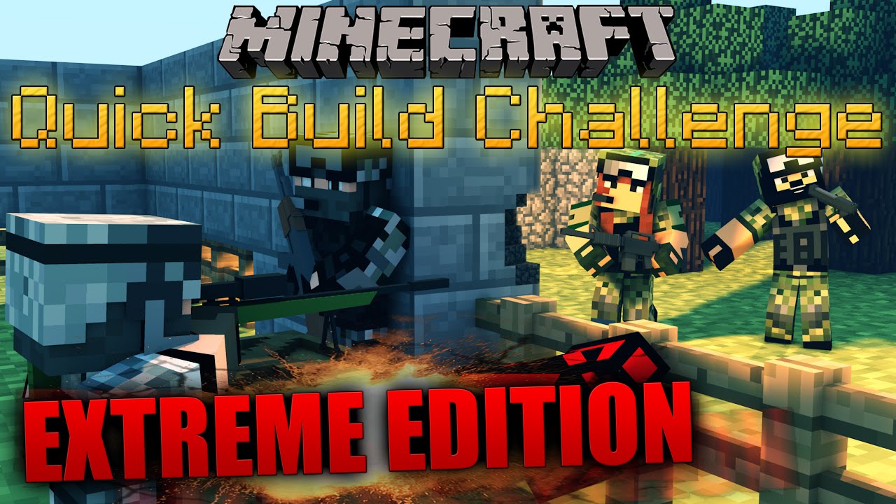 Minecraft Quick Build Challenge Extreme Edition! (Extremisode 16) - YouTube