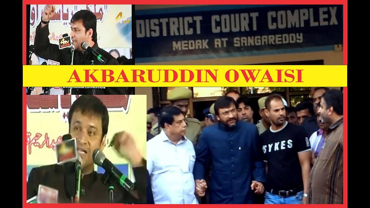 Akbaruddin Owaisi MIM Leader at Sanga Reddy Court in Medak District ...