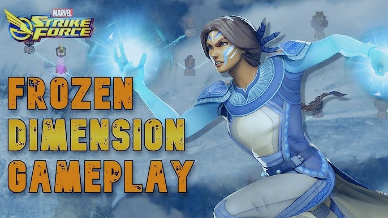 FROZEN DIMENSION GAMEPLAY- MARVEL STRIKE FORCE - YouTube