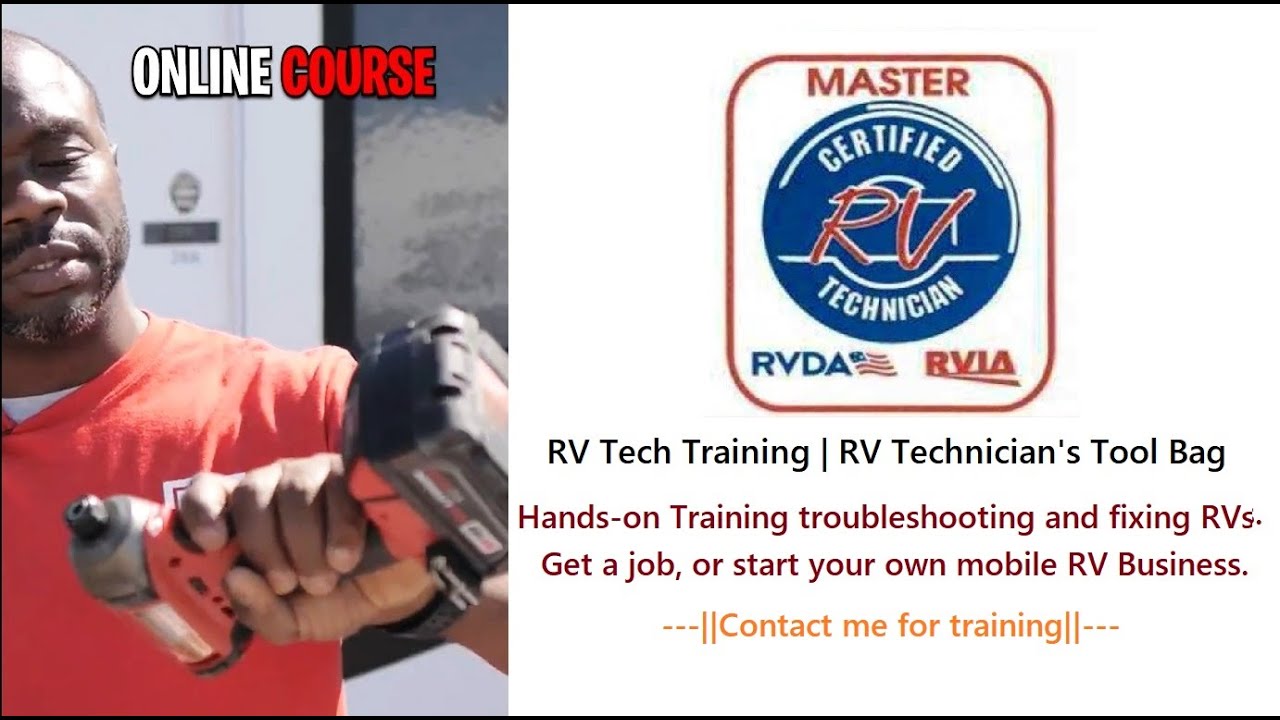 RV Repair Training | Inside An RV Technician's Tool Bag | RV School ...