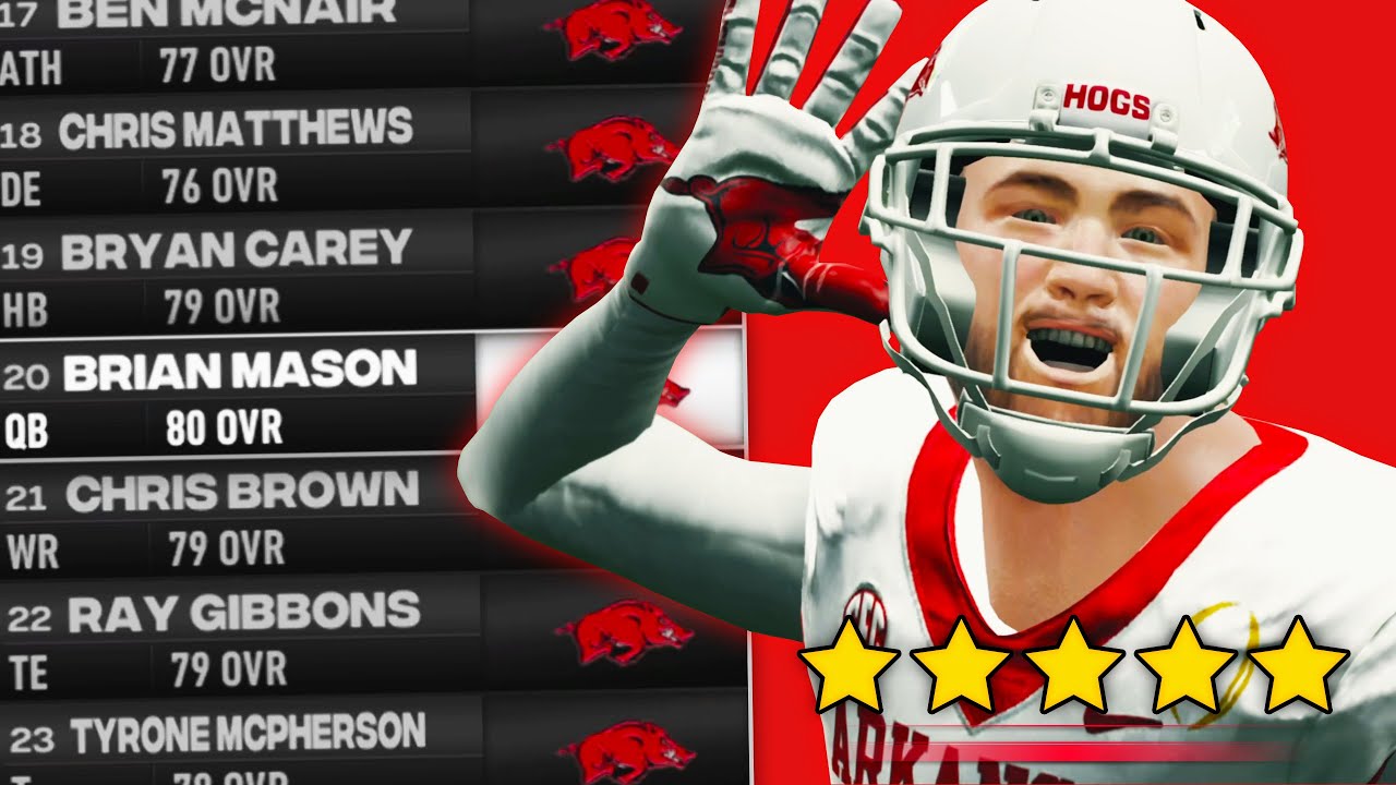 Signing 10 5* PLAYERS! NCAA 24 Ultra Rebuild - YouTube