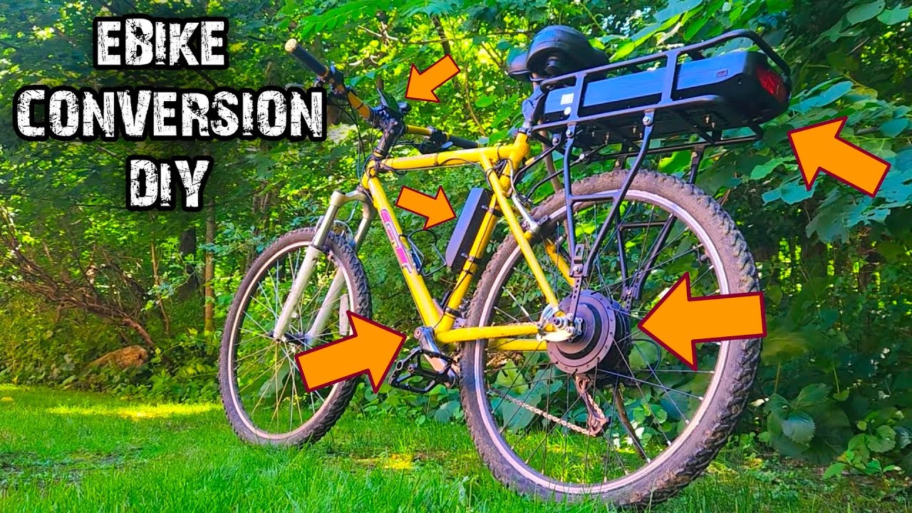 Converting an Old MTB to an E-Bike Using a Bafang Conversion Kit | $700 ...