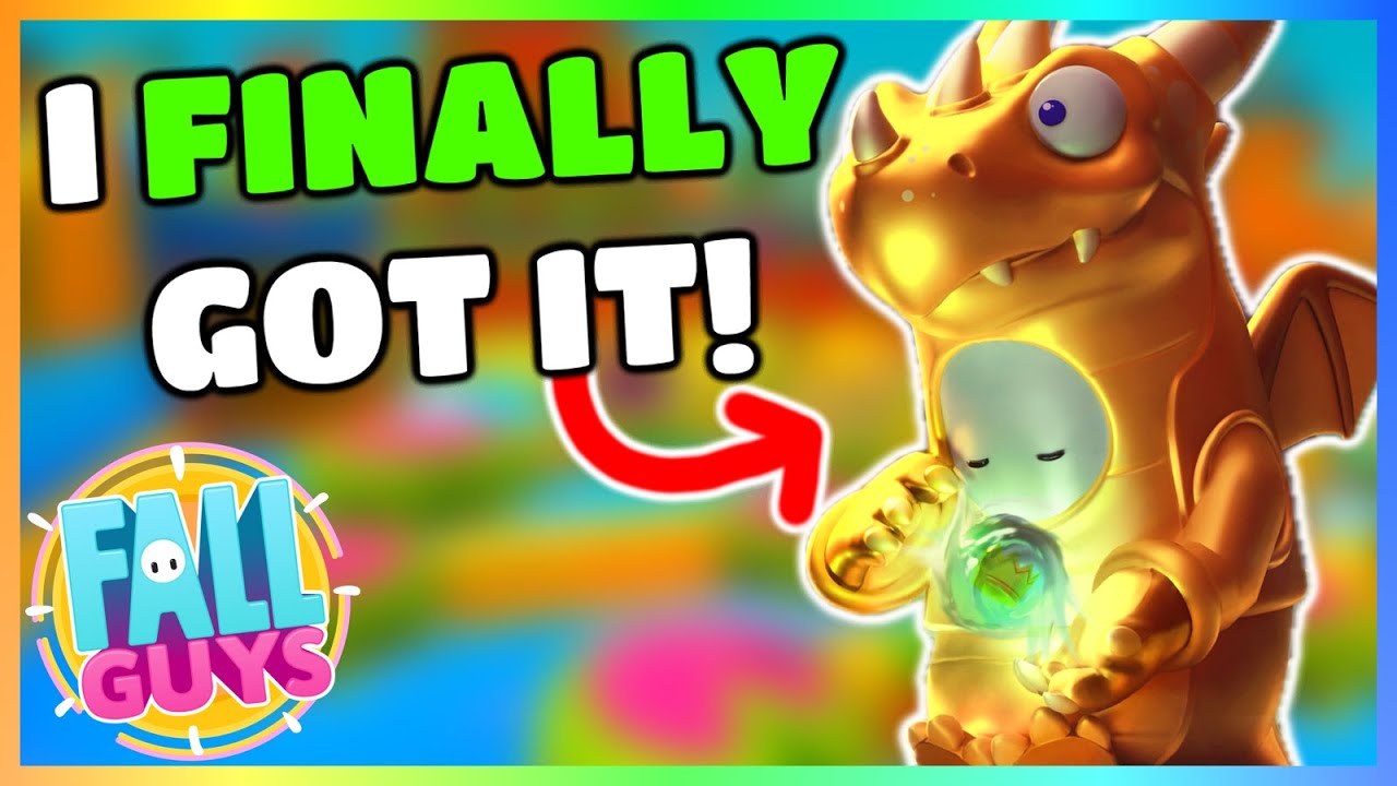 I FINALLY Unlocked Golden Dragon! (Fall Guys) - YouTube
