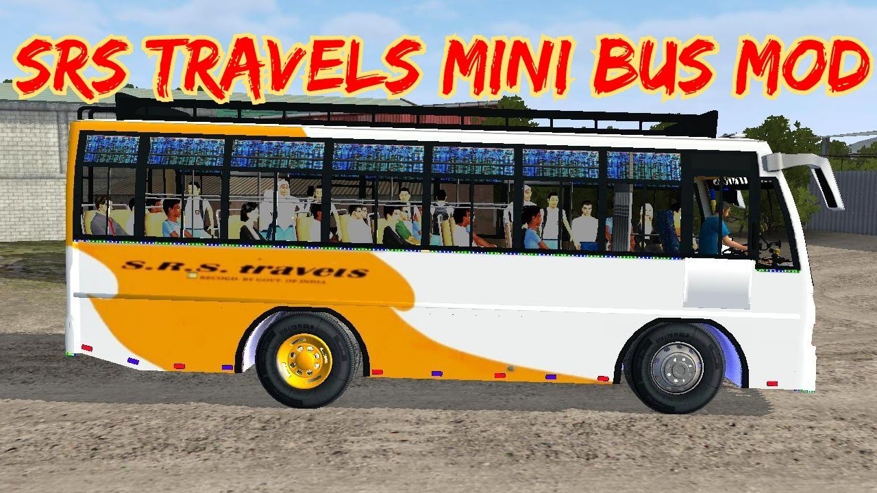 New SRS Travels Mini Bus Mod For Bussid | Bus Simulator Indonesia | Bus ...