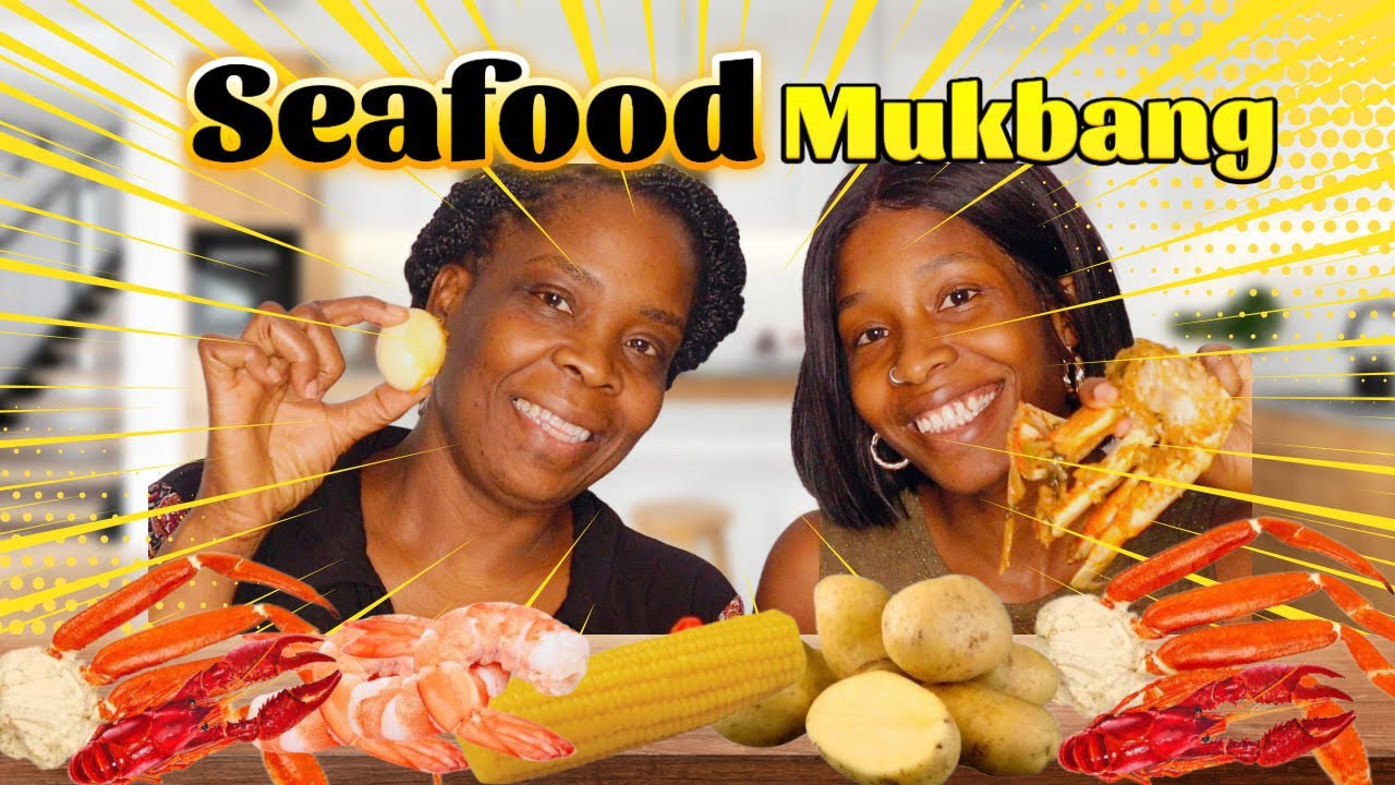 Seafood Mukbang - YouTube