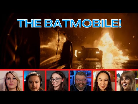 Reactors Reaction to BATMAN Chasing Penguin in the BATMOBILE | THE ...