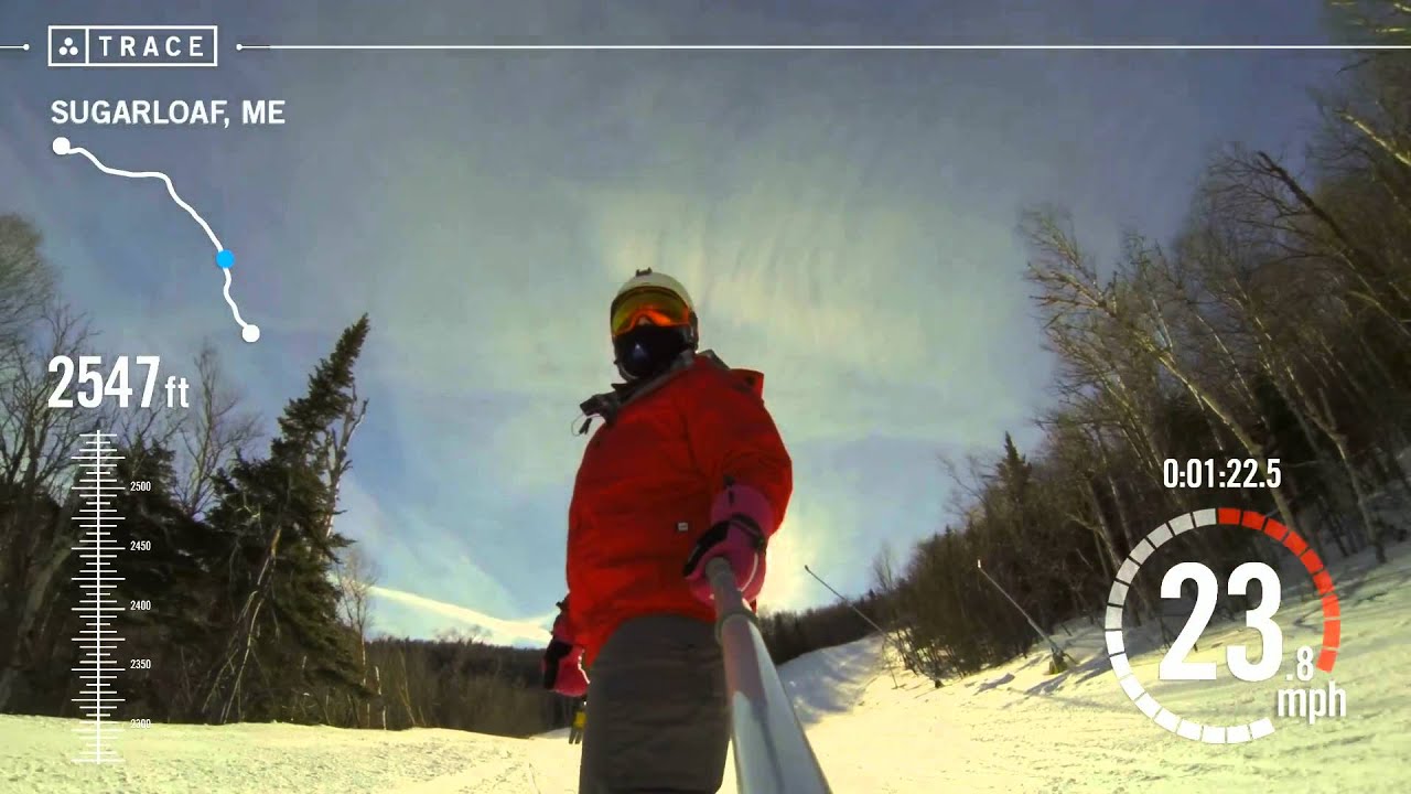 Trace: Skiing - Sandra Wenzel at Sugarloaf - YouTube