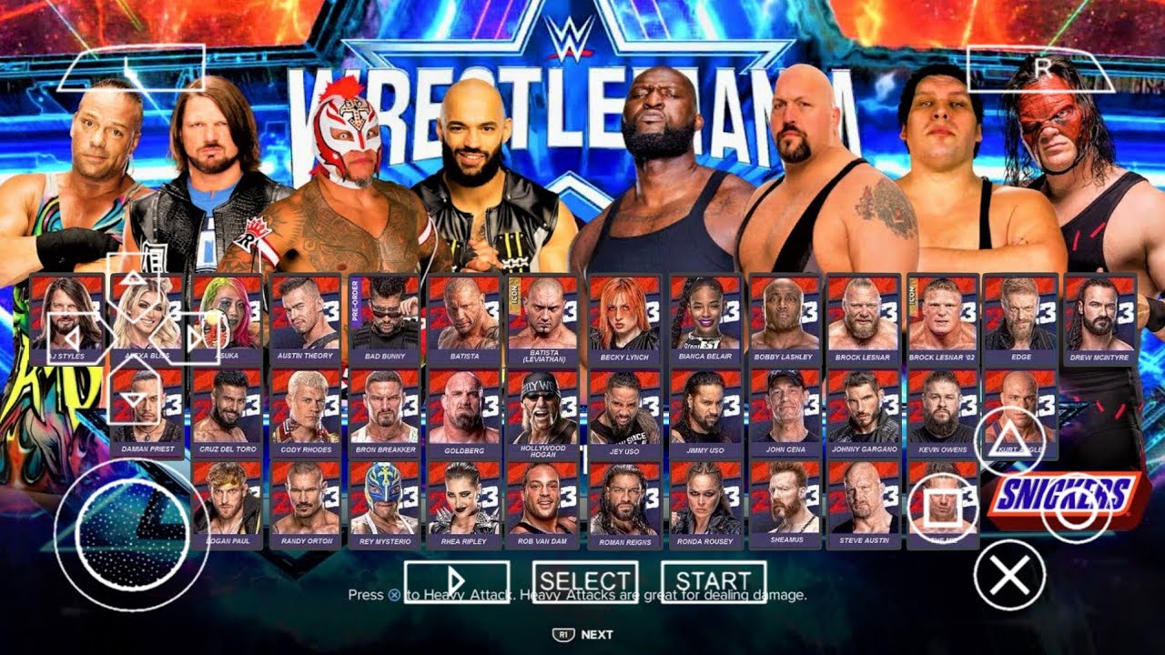 Game WWE 2K23 Full Character Graphics HD 2023 | Game Smackdown Gameplay ...