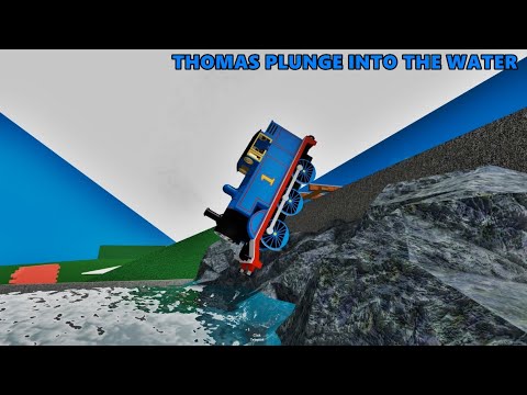 THOMAS AND FRIENDS CRASHES Thomas Plunge into the Water Thomas the Tank ...