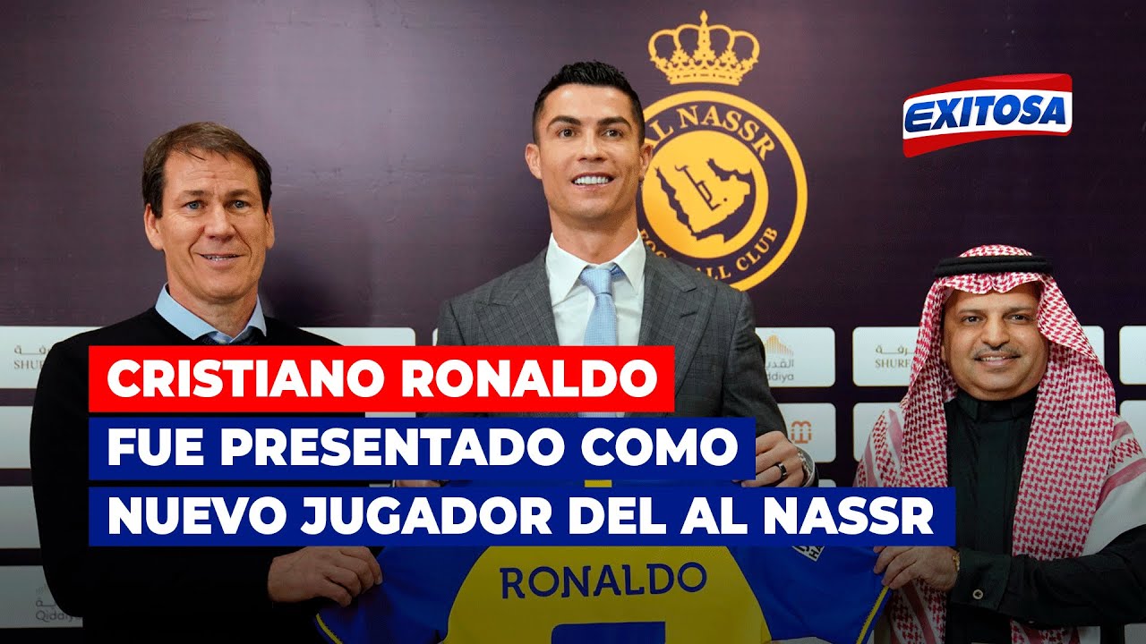 🔴🔵cristiano Ronaldo Fue Presentado Como Nuevo Jugador Del Al Nassr De