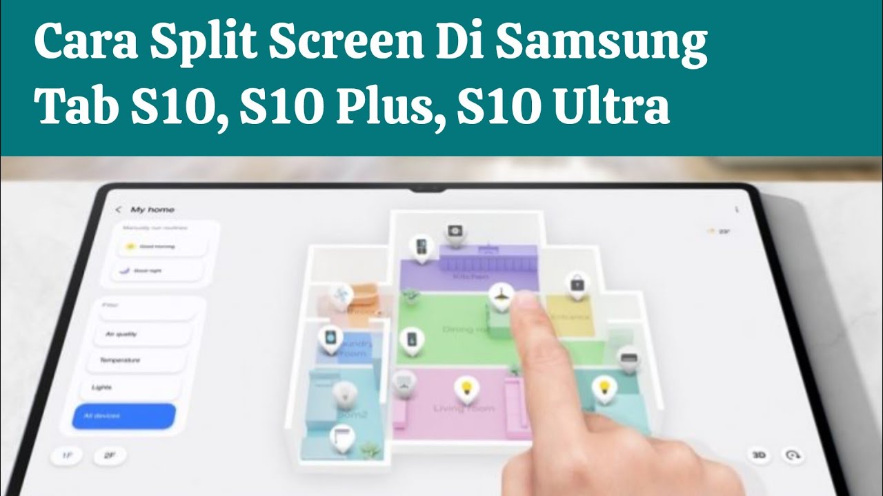 Cara Split Screen Di Samsung Tab S10, S10 Plus, S10 Ultra - YouTube