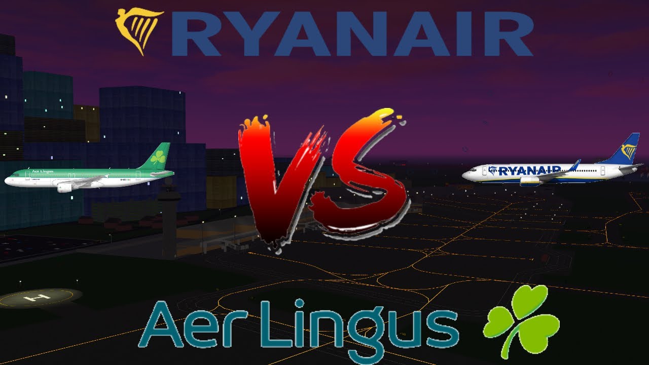Aer Lingus VS Ryanair Landings (ROBLOX) (PTFS) - YouTube