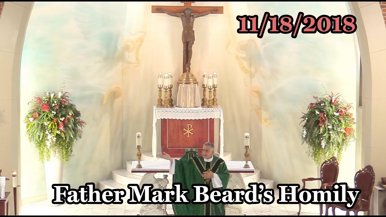Fr. Mark Beard's Homily | "Signs" | 33rd Sunday in OT, Year B | 11/18 ...