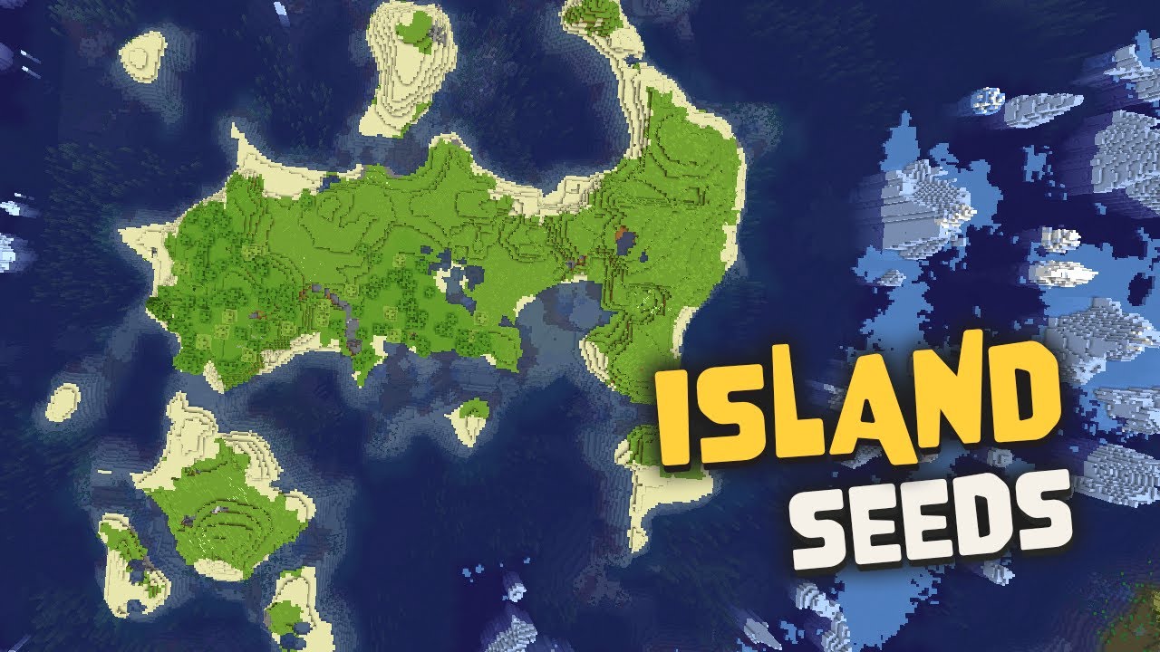 Top 5 Cool Island Seeds for Minecraft | Java Edition | Survivor Island ...