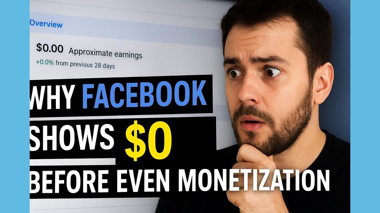 Why Facebook Shows $0 Before MONETIZATION? - YouTube