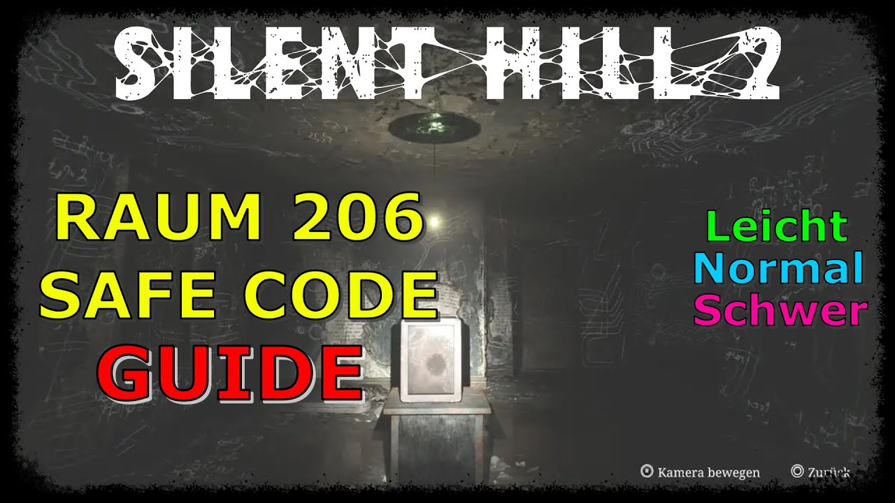 SILENT HILL 2 REMAKE - Apartment 206 Safe Code (Leicht-Normal-Schwer) - Tipps/Guide - YouTube