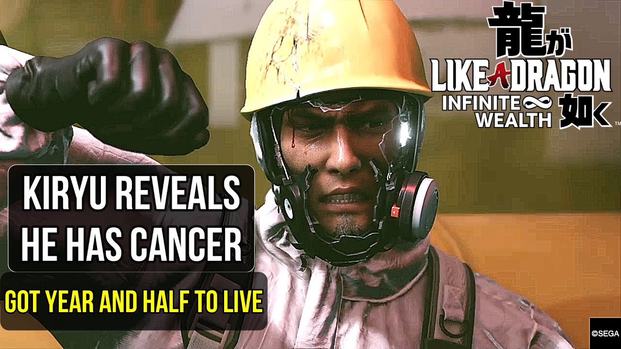Kiryu Kazuma reveals he has cancer in like a dragon: infinite wealth ...