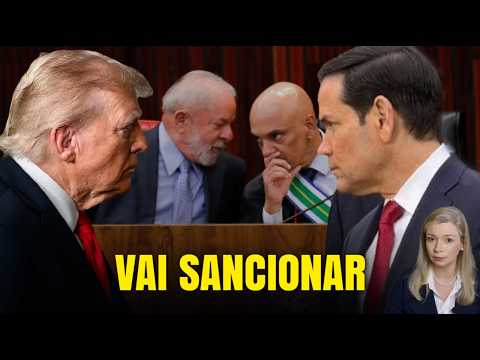 TRUMP ENTRA EM CONFRONTO COM LULA