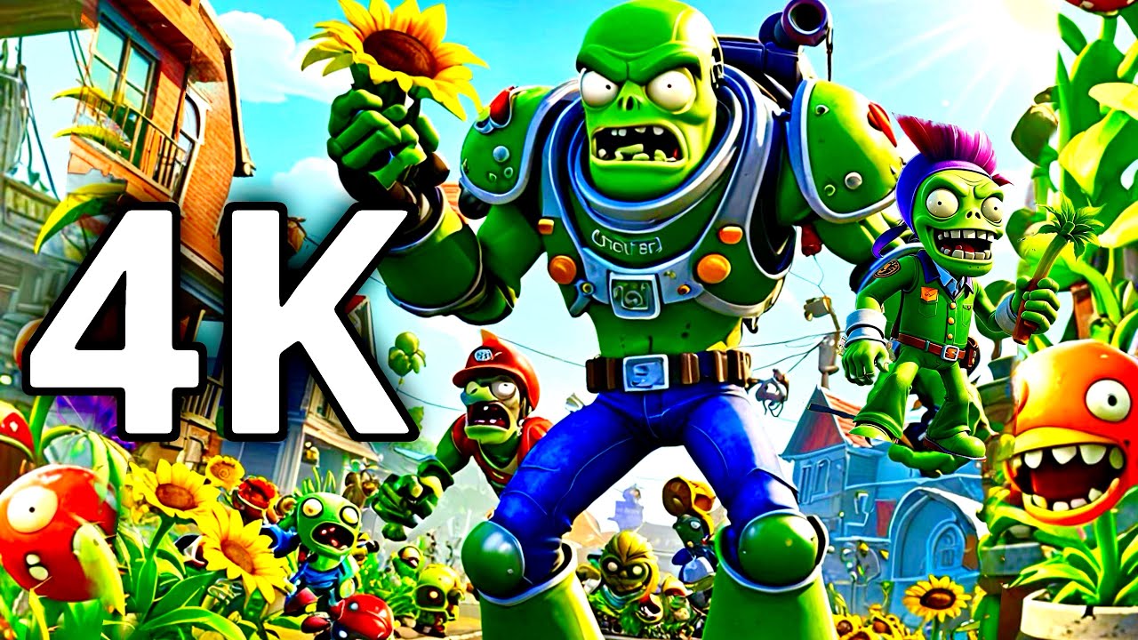 Plants Vs Zombies Garden Warfare "EPIC" 4K Ps5 Gameplay (NO COMMENTARY ...