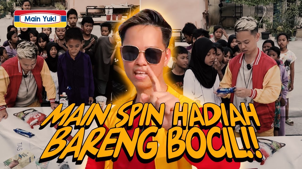 MAIN SPIN HADIAH BARENG BOCIL!😁 Seneng banget bocil bocilnya ada hadiah ...