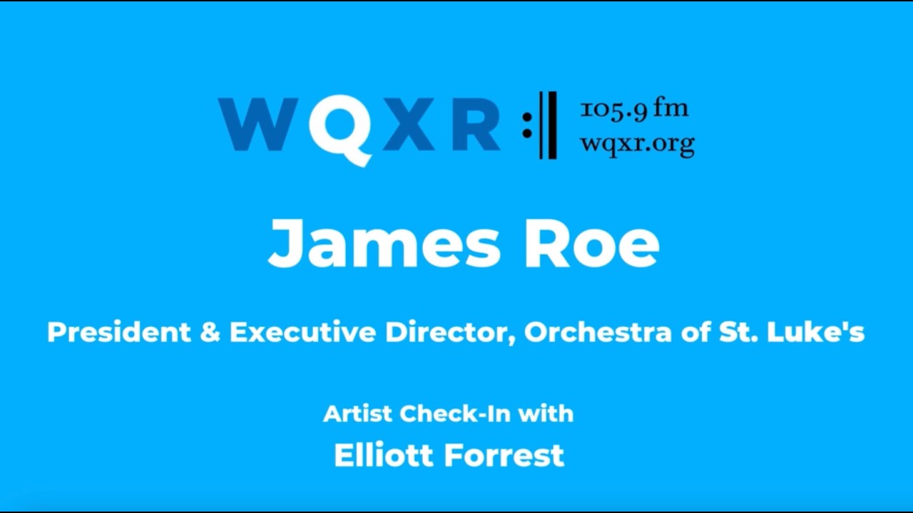Artist Check-in with James Roe, President and Executive Director of the ...