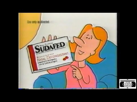 Sudafed Commercial - 1998 - YouTube