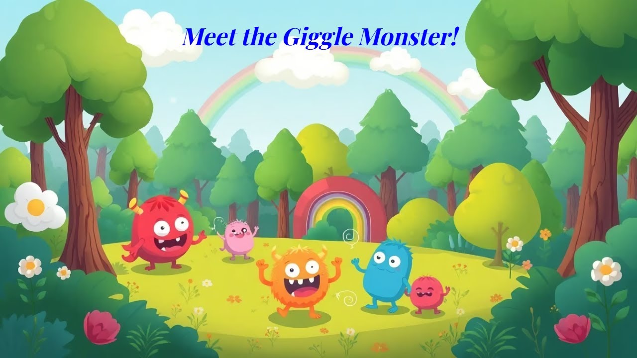 The Giggle Monster | Funny Kids Song & Animation | Laugh-Along Nursery ...