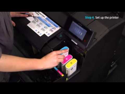 HP Designjet T920 & T1500 Set Up Video Demonstration - YouTube