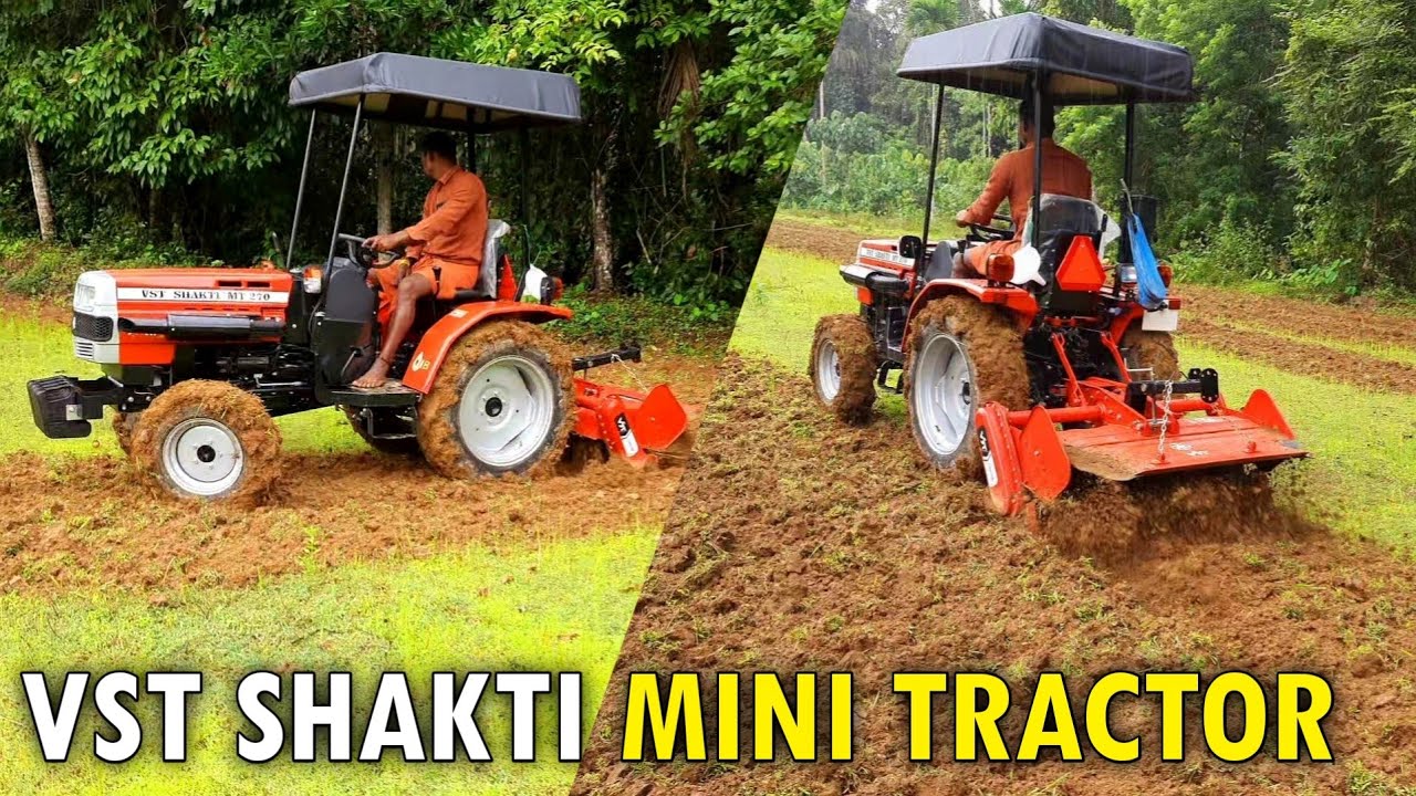 VST Shakti MINI TRACTOR - YouTube