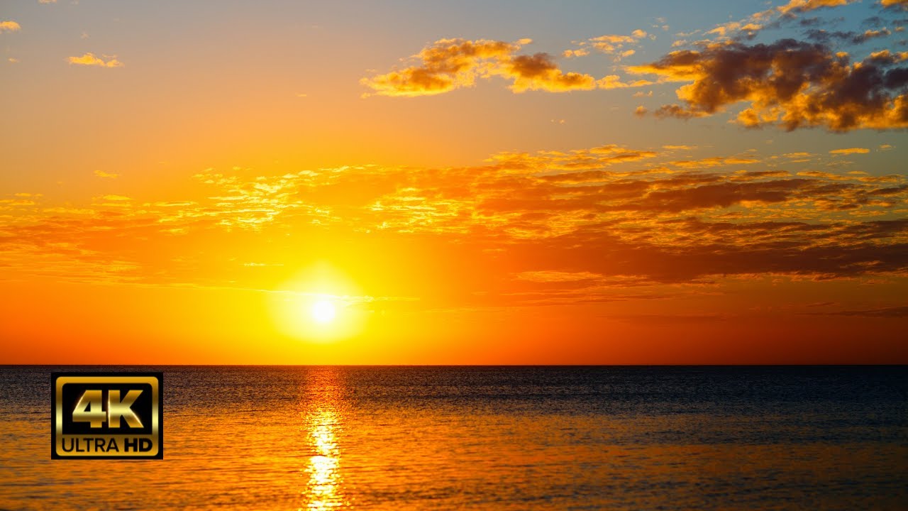 Amazing Sunset Visual 4k | End to a Perfect Day | Soothing Relaxation ...