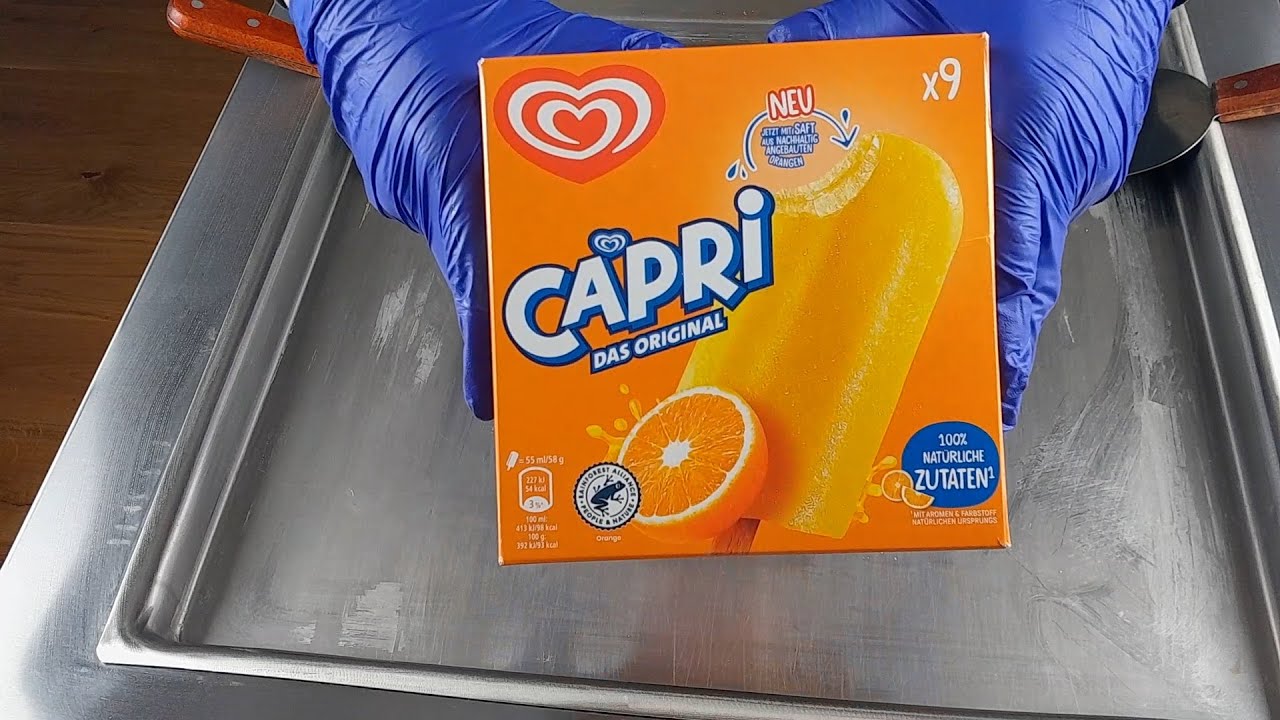 Capri Ice, Ice Cream Rolls - YouTube