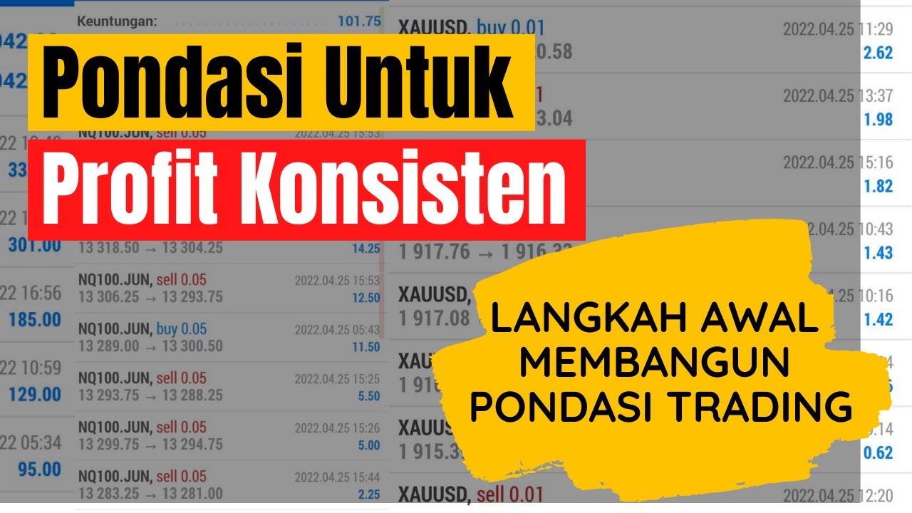 Building Strong Foundation to Be Success in Trading | Membangun Pondasi ...