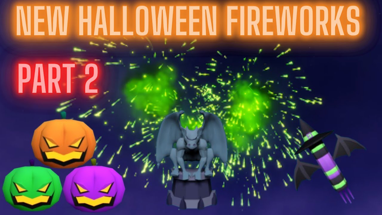 All the New halloween fireworks (Fireworks Playground) Roblox Part 2 ...