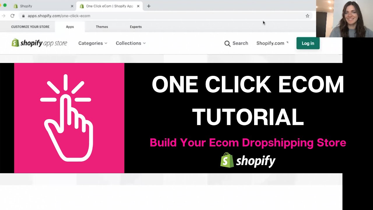 One Click Ecom Shopify Tutorial - YouTube