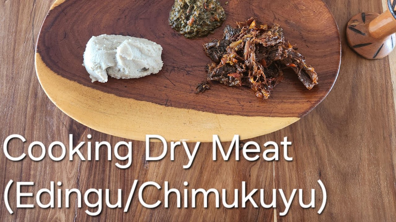 Savoring African Flavors: Cooking Dry Meat (Edingu/Chimukuyu) - YouTube