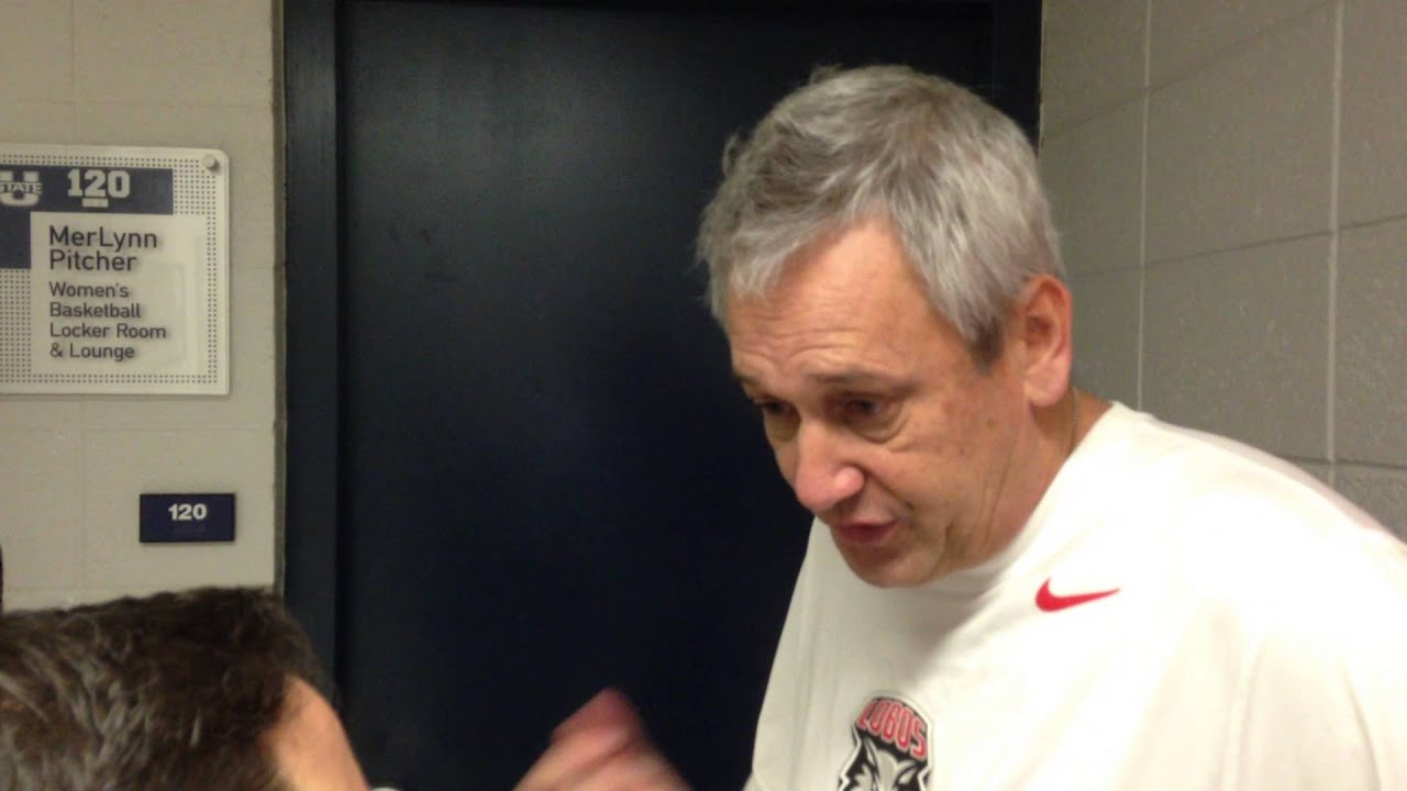 New Mexico head coach Craig Neal post-USU. - YouTube